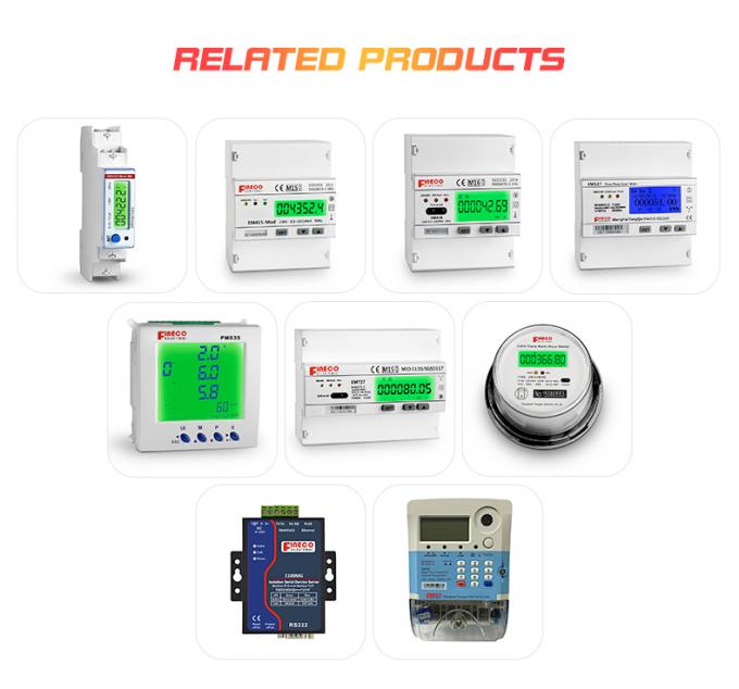 Single Phase Wifi Energy Meter EM115-Mod-WL DC 230V 45A for Energy ...