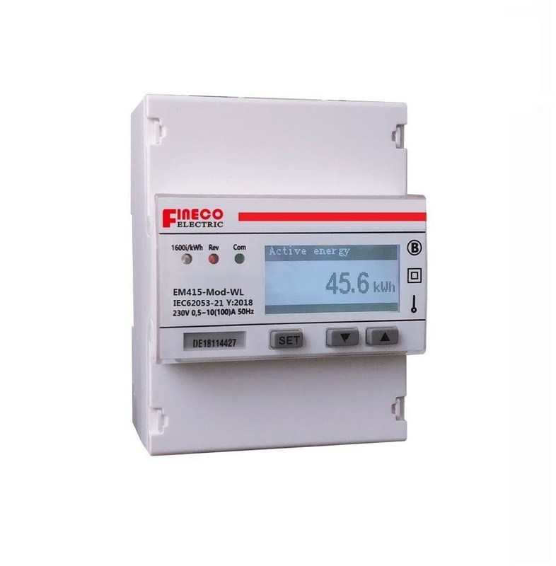EM415-Mod-WL Single Phase LoRa Energy Meter with 4 Modules -25 to 75 ...
