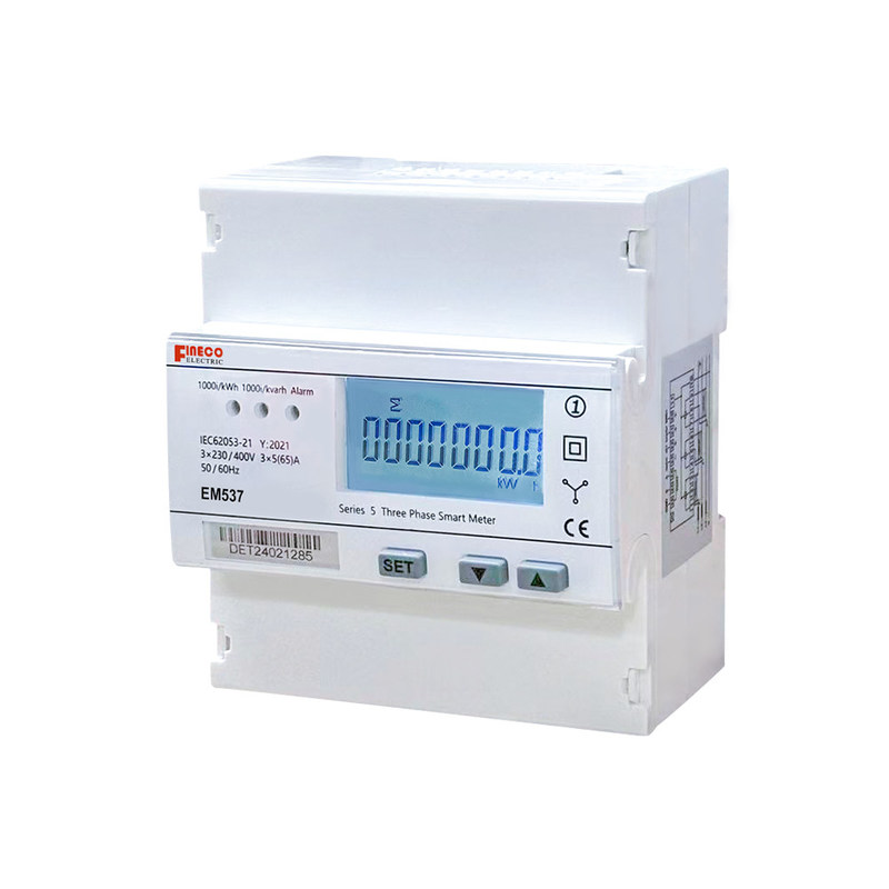 EM537 3*230/400V 5(65)A three phase bi-directional electrical energy meter