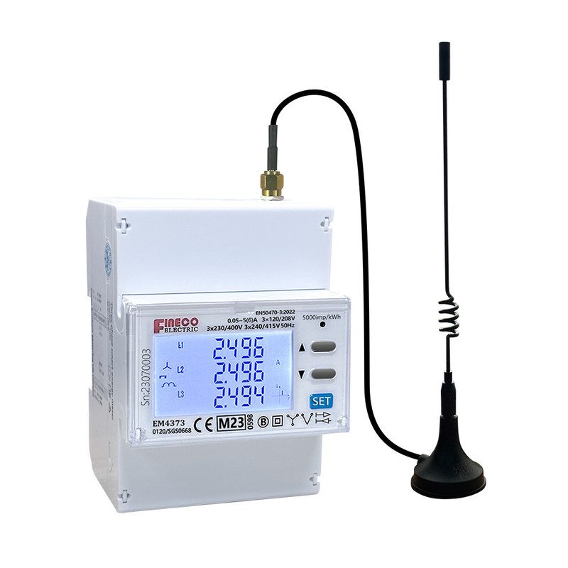 MID approved EM4373 lora module three phase power quality analyzer~lora ...